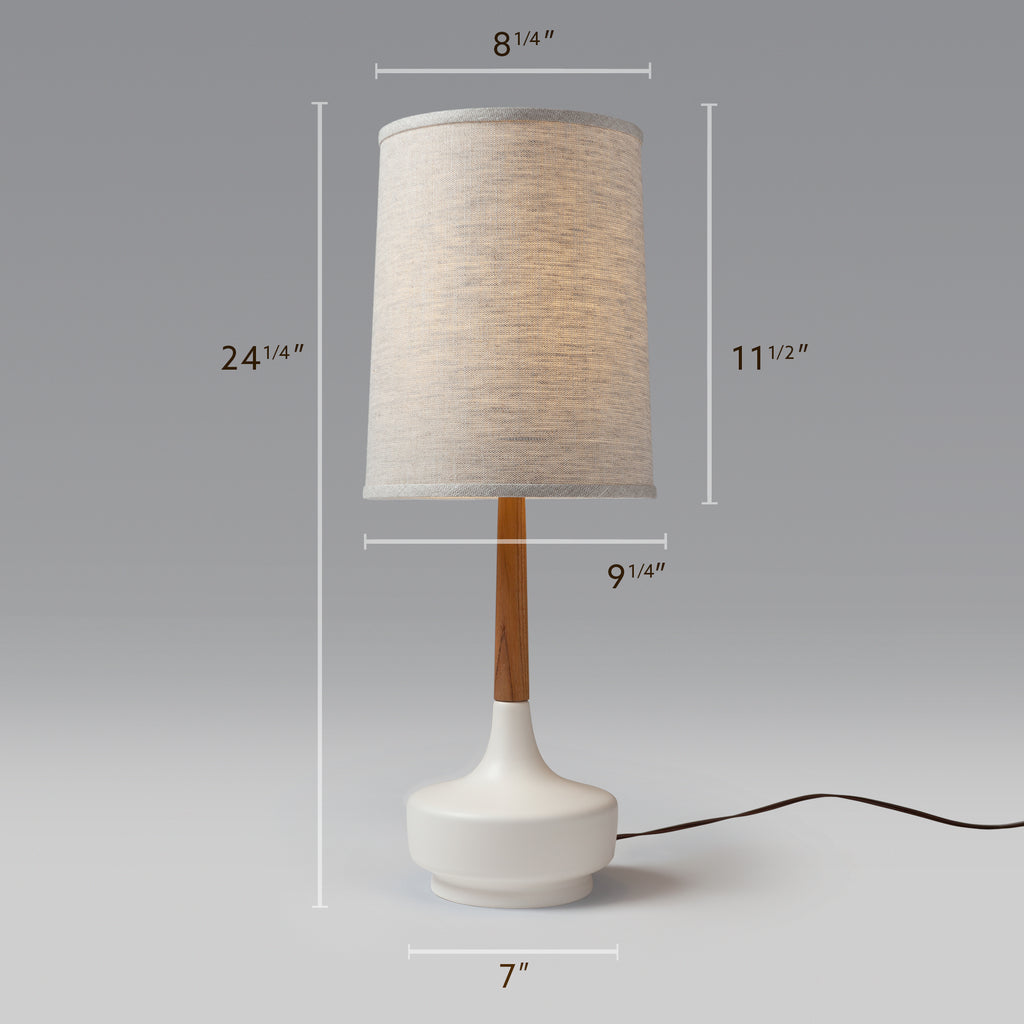 Mid-Century Table Lamp "Brooke Hamptons" – MCM-SF
